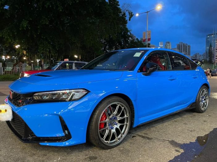 Honda Civic Type-R FL5 Blue Enkei GTC02 | Wheel Front