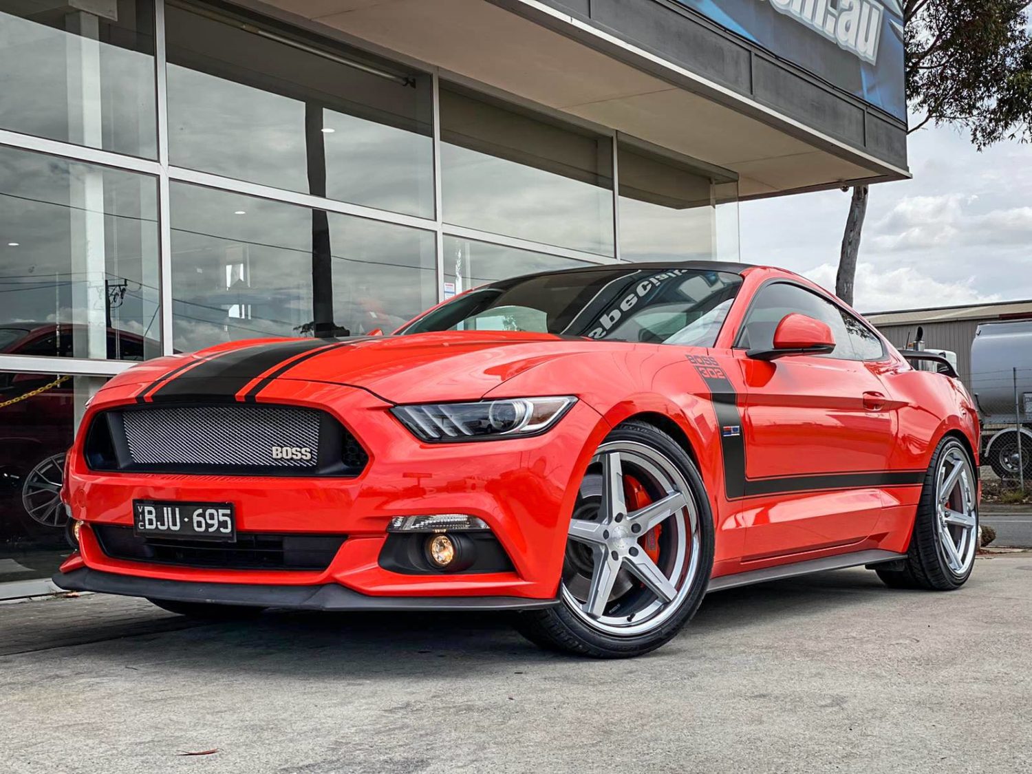 Ford Mustang GT S550 Red Vertini RFS1.7 Wheel | Wheel Front