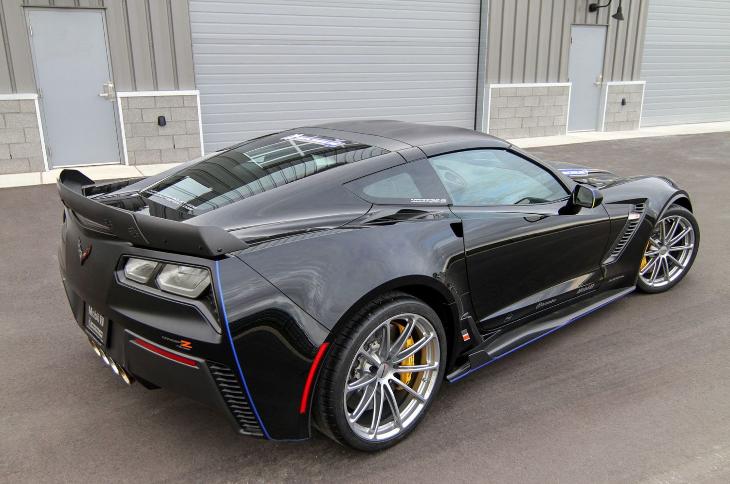 Chevrolet Corvette C7 Z06 Black Forgeline GT1 5-Lug | Wheel Front