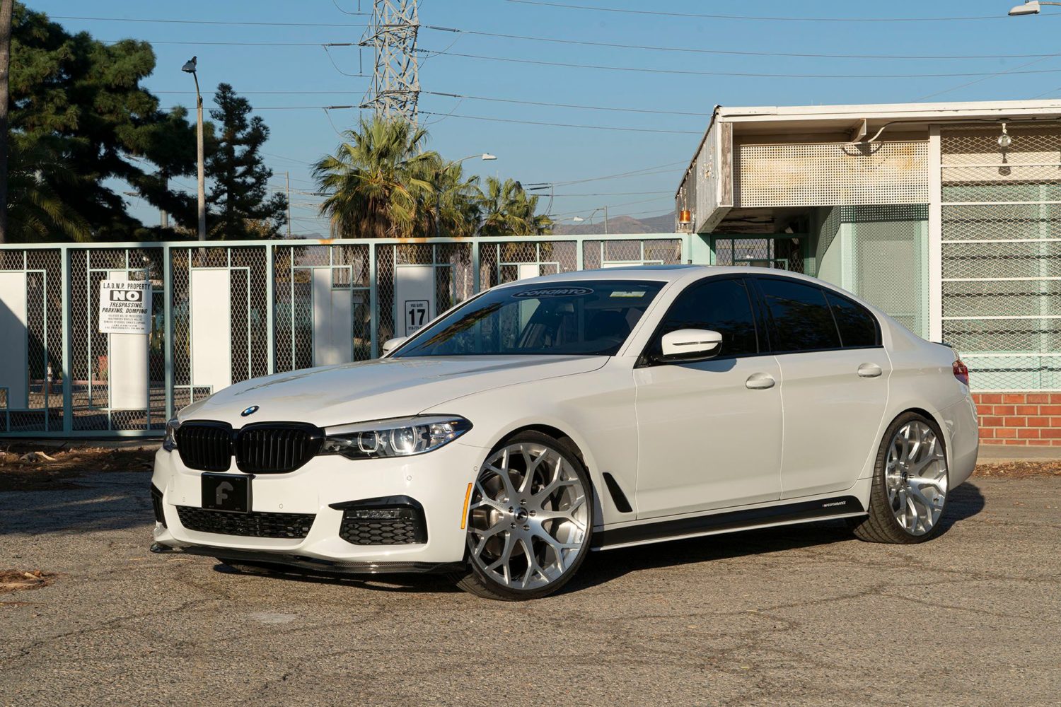 BMW 5 Series G30 White Forgiato Drea-M | Wheel Front