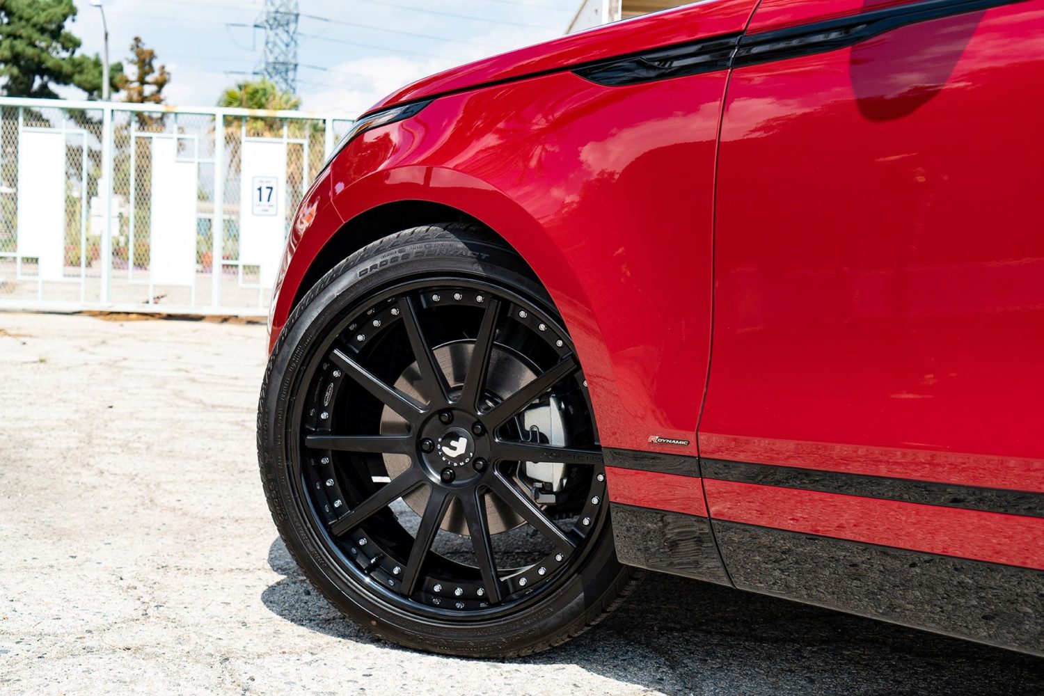 Range Rover Velar Red Forgiato S206 | Wheel Front