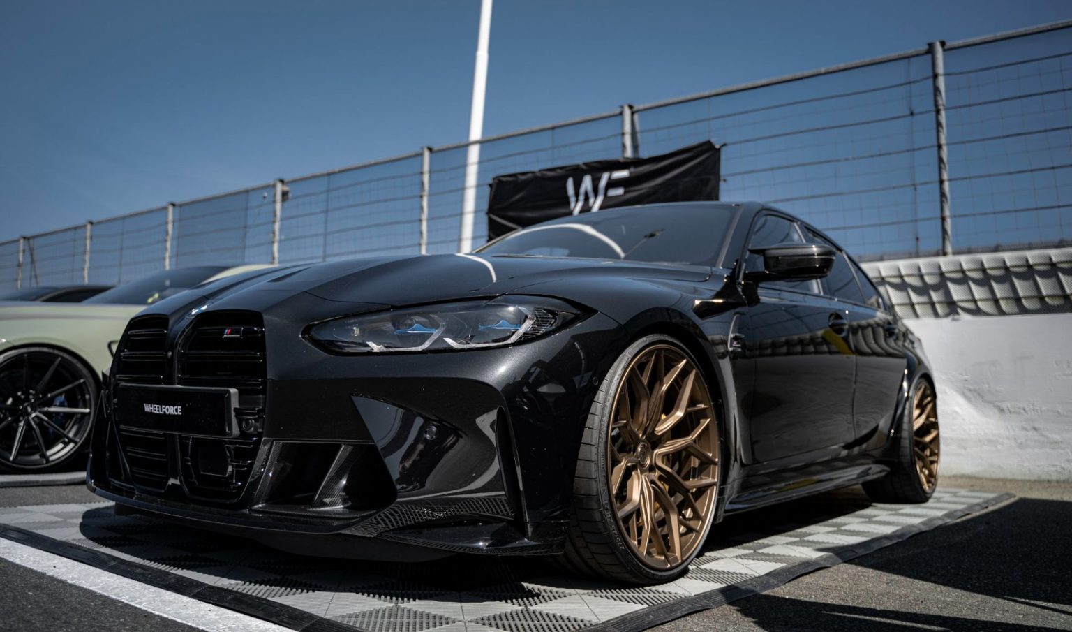 BMW M3 G80 Black Wheelforce HE.1-FF | Wheel Front