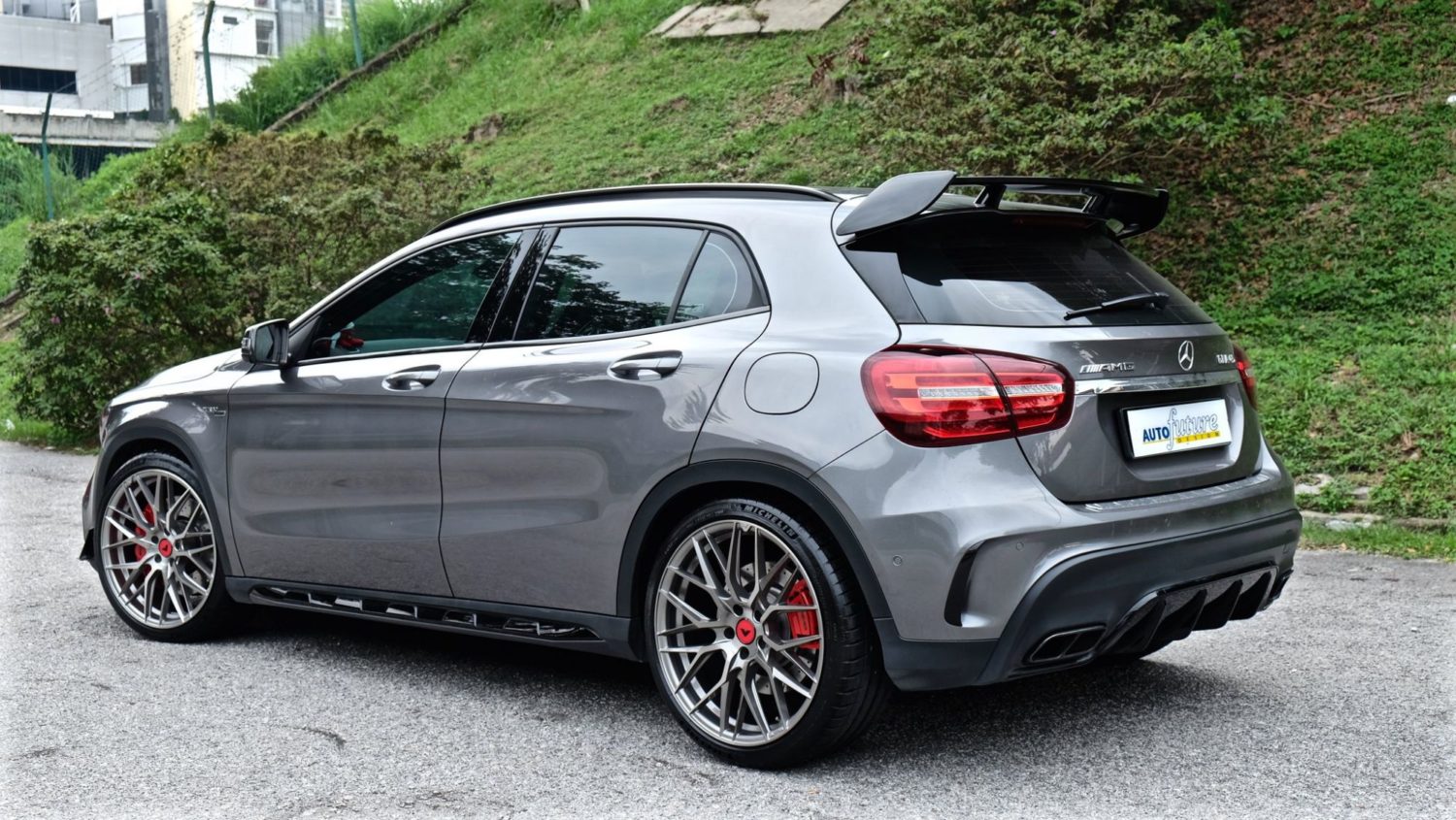 Mercedes-Benz GLA45 AMG Grey with Vorsteiner V-FF 107 Aftermarket ...