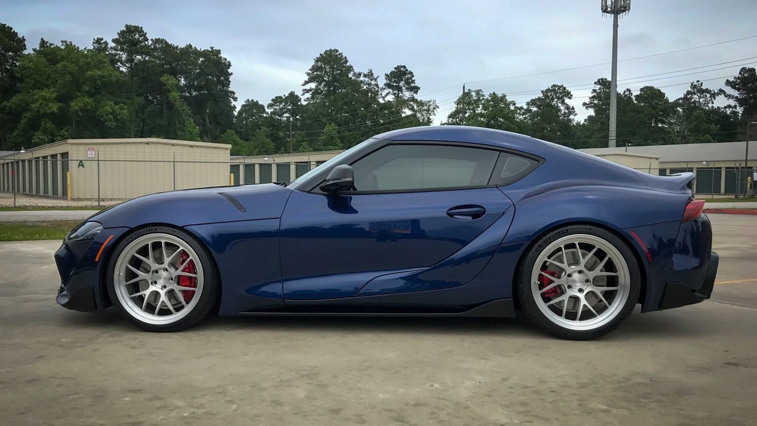 Toyota Supra GR A90 Blue BC Forged TD02 | Wheel Front