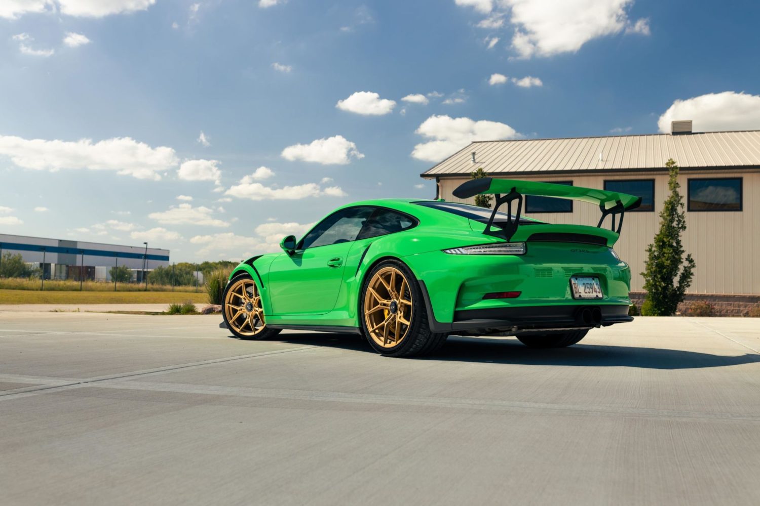 Porsche 911 GT3 RS 991 Green Rohana RFG25 | Wheel Front