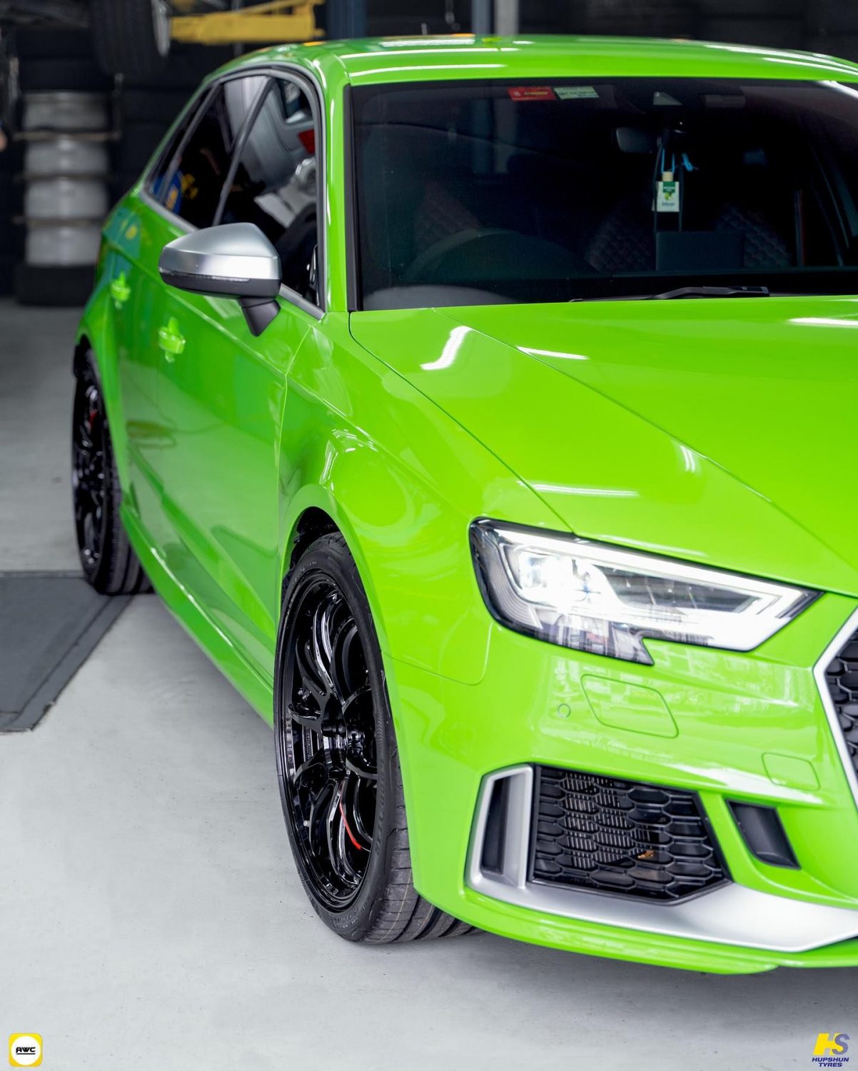Audi RS3 8V Hatch Green Work Emotion ZR10 | Wheel Front