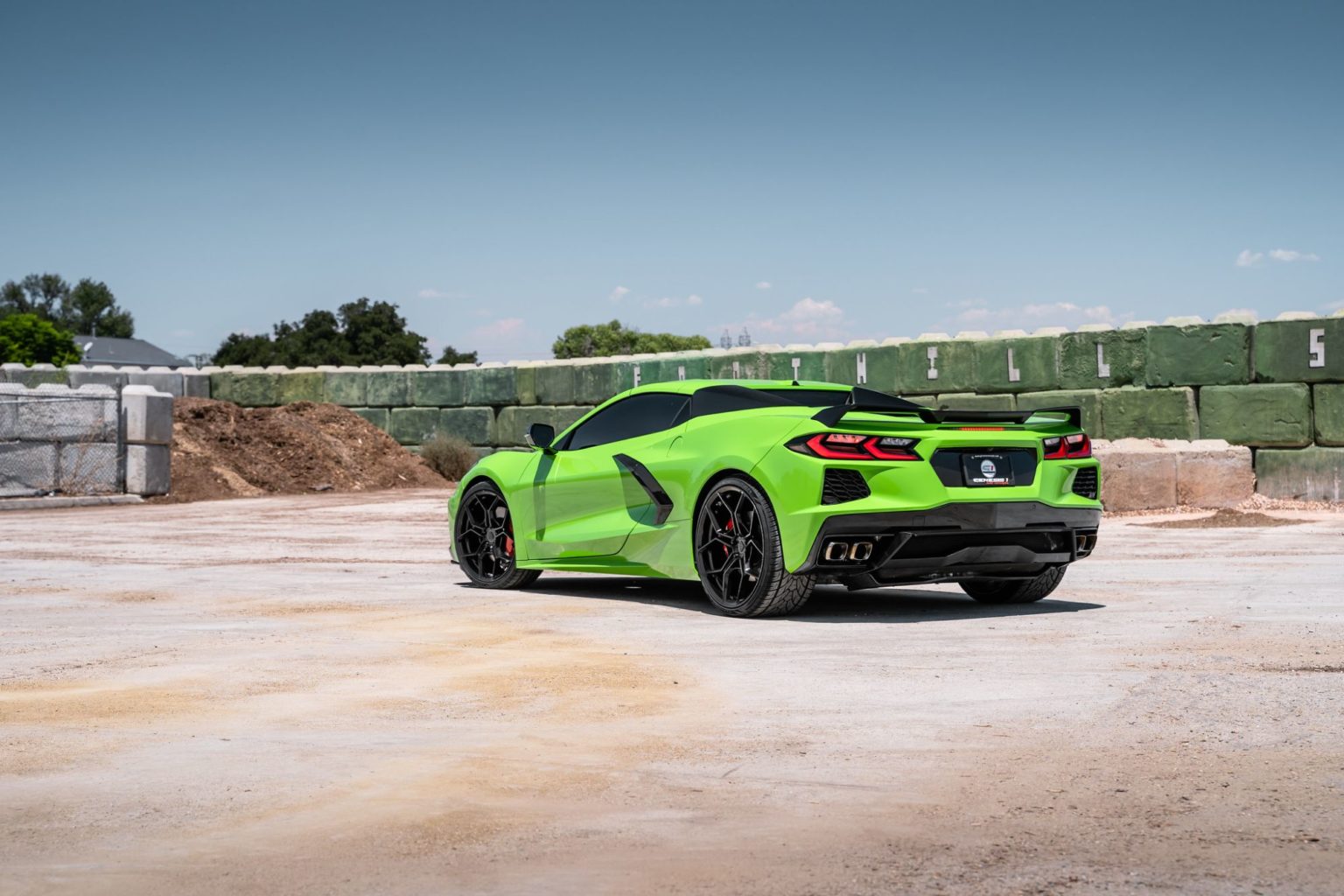 Chevrolet Corvette C8 Stingray Green Blaque Diamond BD-F25 | Wheel Front