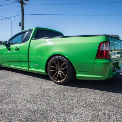 Ford Falcon FG XR6 Ute Green with Bronze Koya SF11 | Wheel Front