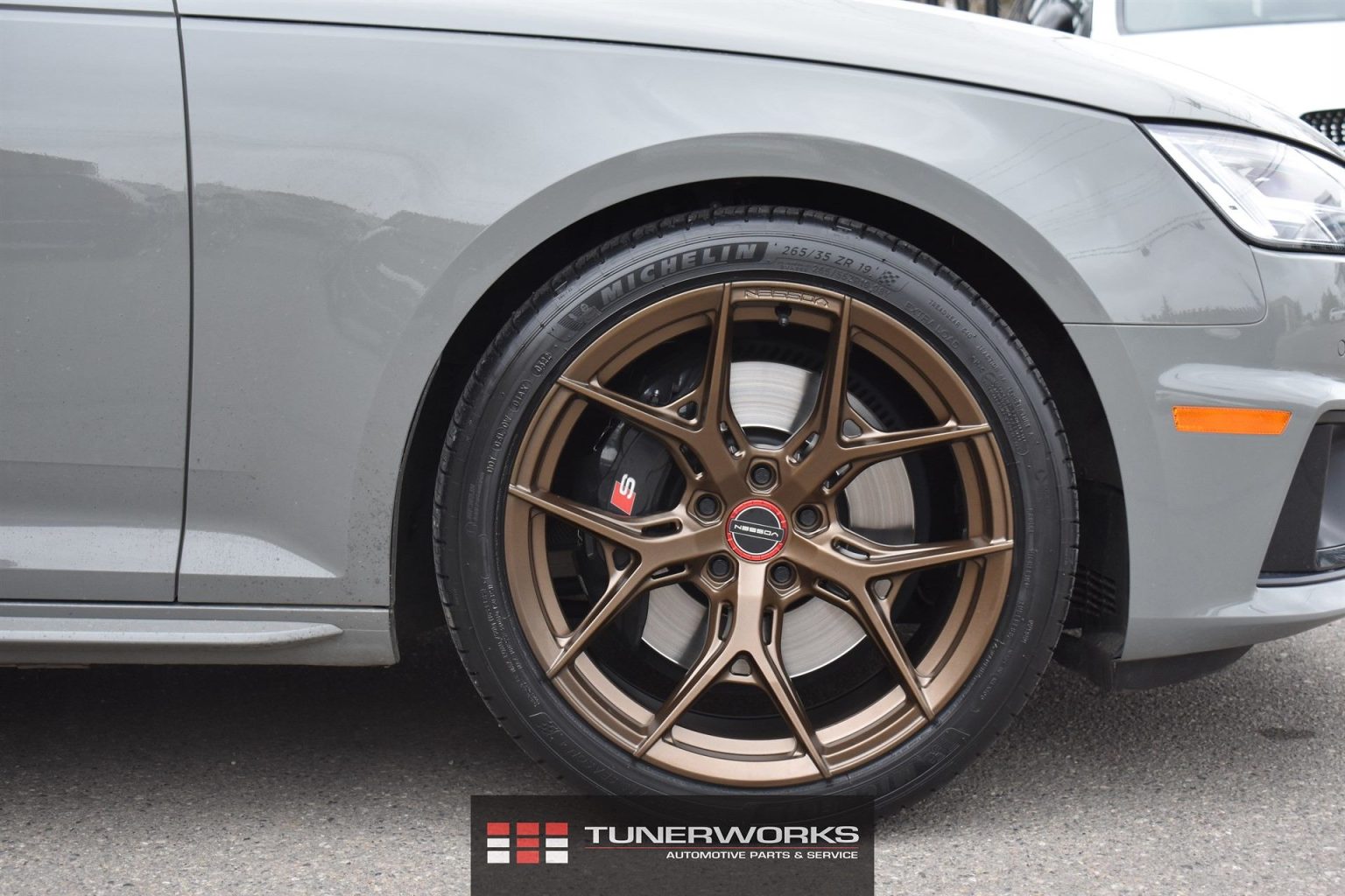 Audi S4 B9 Grey Vossen HF-5 | Wheel Front