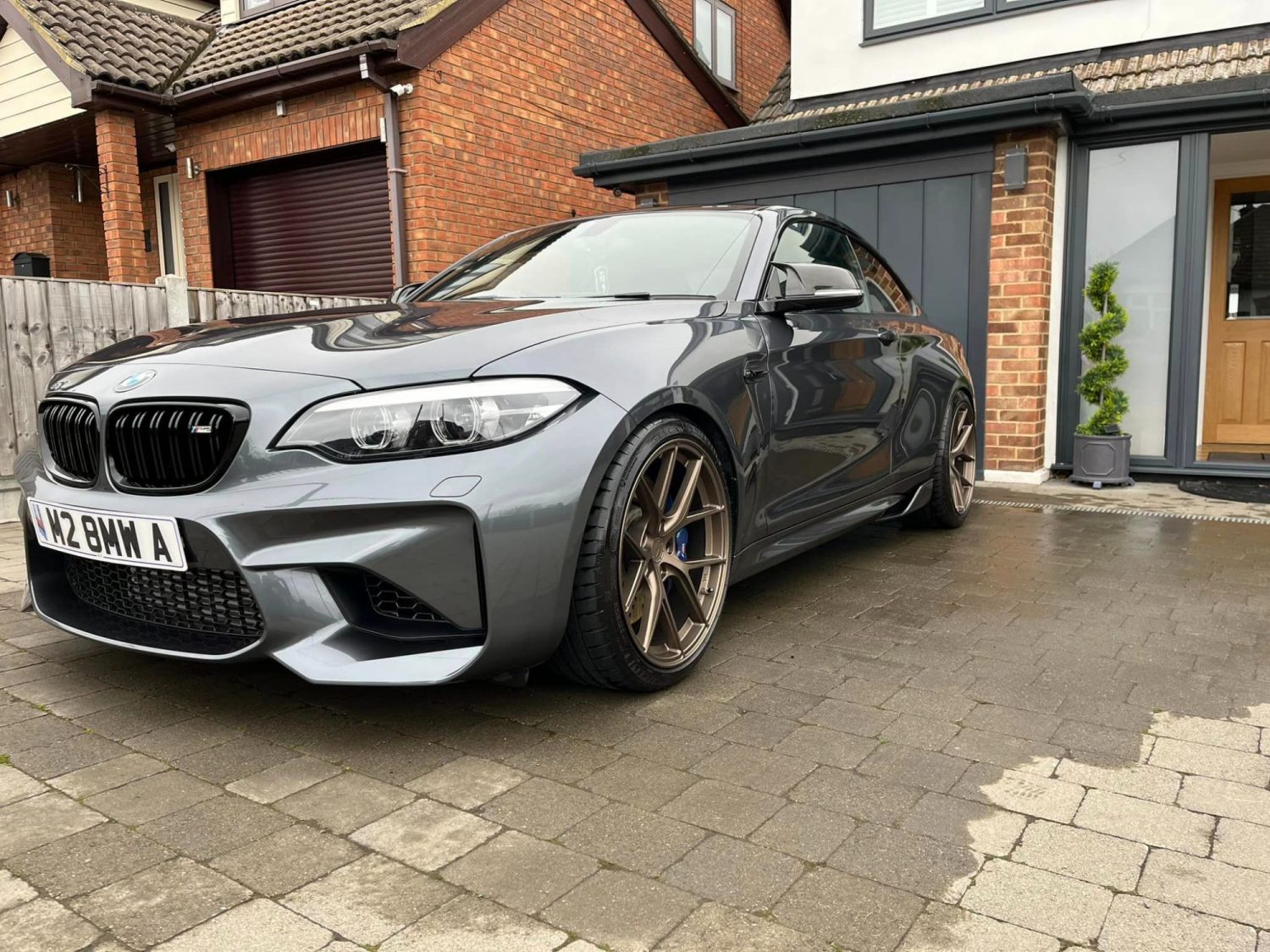 BMW M2 F87 Grey Japan Racing SL01 | Wheel Front