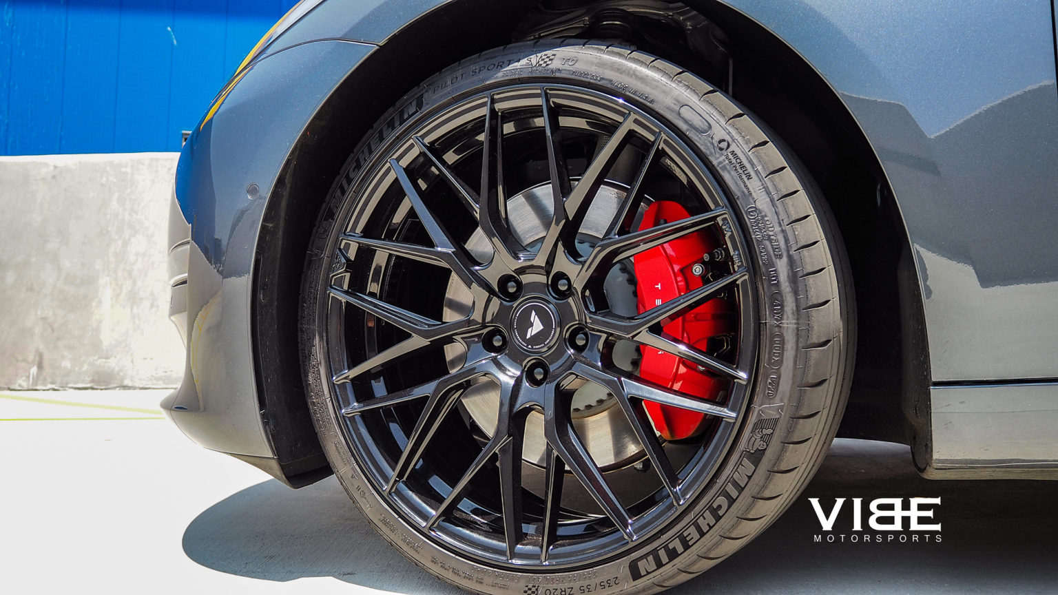 Tesla Model 3 Grey Vorsteiner V-FF 107 | Wheel Front