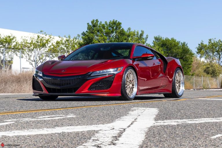 Honda Acura NSX Red BBS LM | Wheel Front