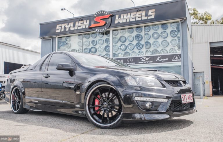 HSV VE Maloo R8 Black Asanti ABL-23 | Wheel Front