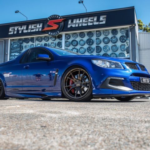 HSV VF Maloo R8 LSA Ute Blue with Bronze Koya SF06 | Wheel Front
