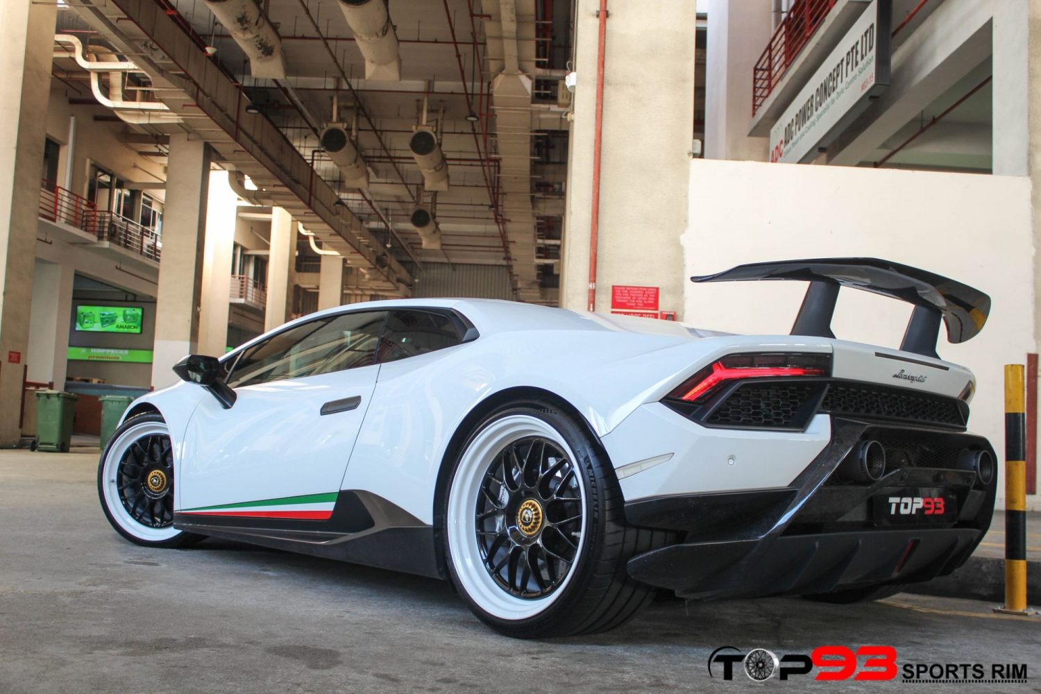 Lamborghini Huracan Performante White BC Forged MHE28 | Wheel Front