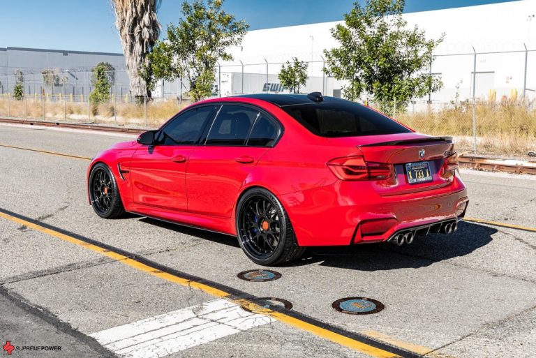 BMW M3 F80 Imola Red BBS LM-R Wheel | Wheel Front