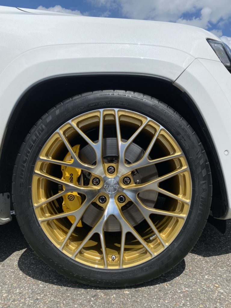 Jeep Grand Cherokee SRT Trackhawk White TWS Forged Exspur RN1+udm Wheel ...