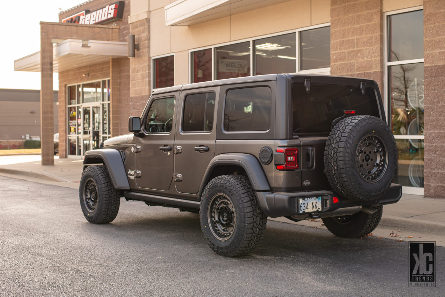 Jeep Wrangler Jl Grey Black Rhino Armory Wheel Front