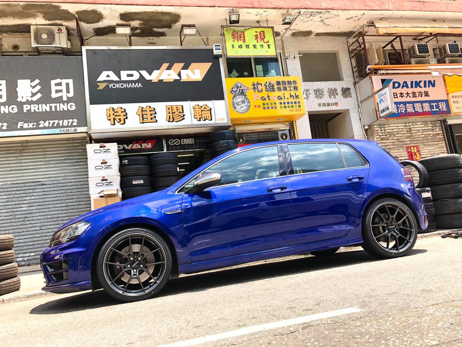 Volkswagen Golf R Mk7 Blue Rays Volk G025 | Wheel Front