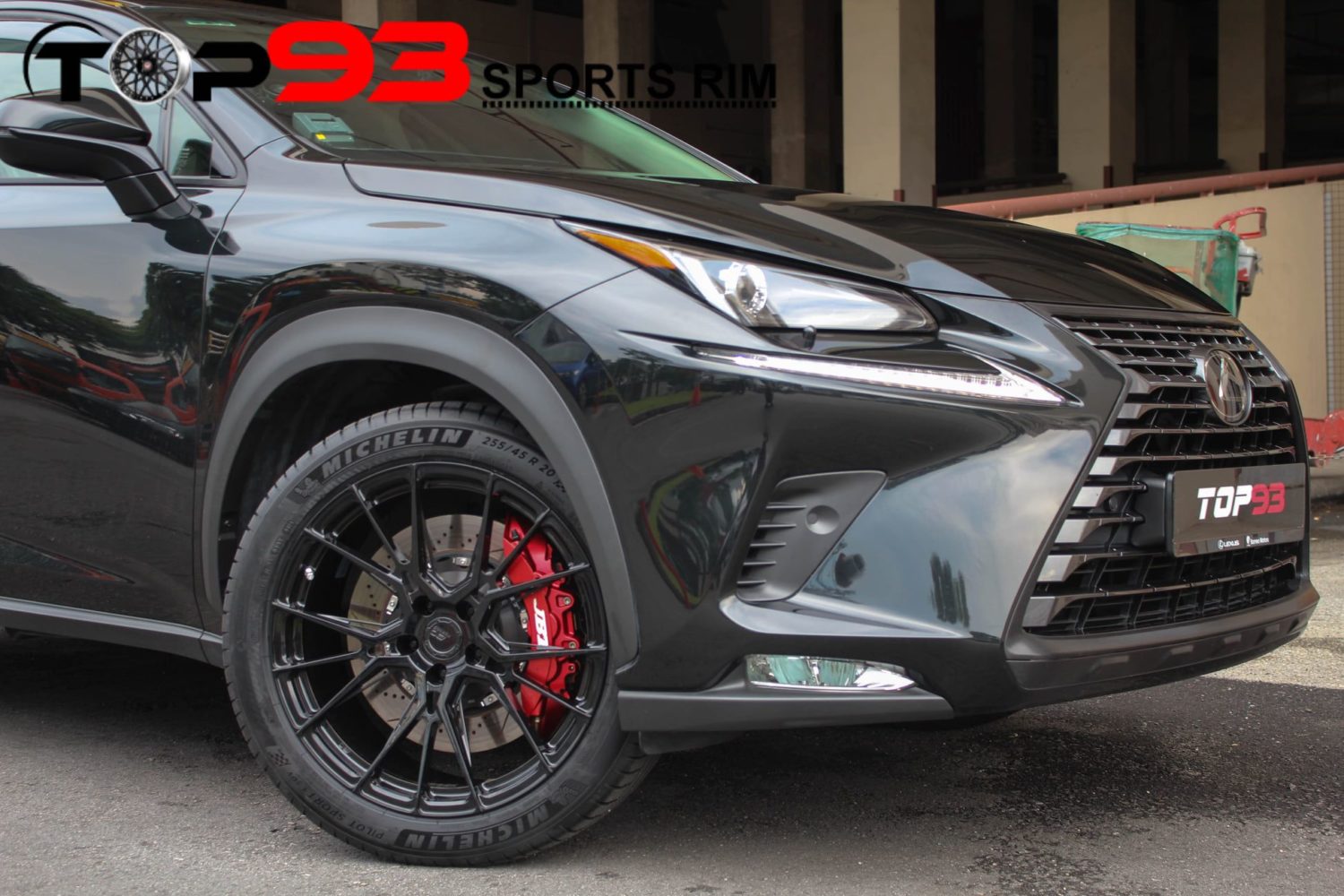 Lexus NX300 Black BC Forged EH184 | Wheel Front