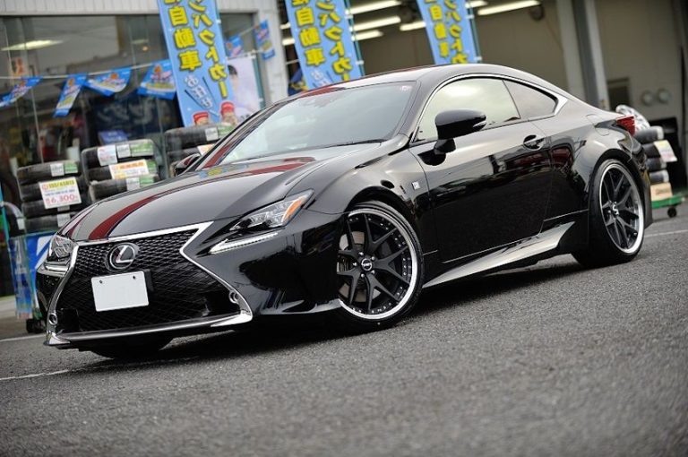 Lexus RC Black TWS Forged EXlete 205S | Wheel Front