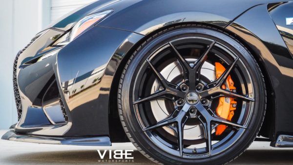 Lexus RC F Black Vossen HF-5 | Wheel Front