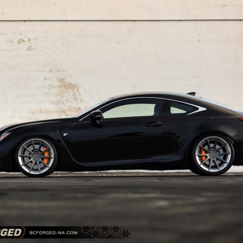 Lexus RC F Black BC Forged HCS04S | Wheel Front