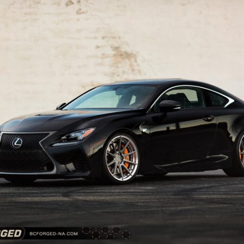 Lexus RC F Black BC Forged HCS04S | Wheel Front