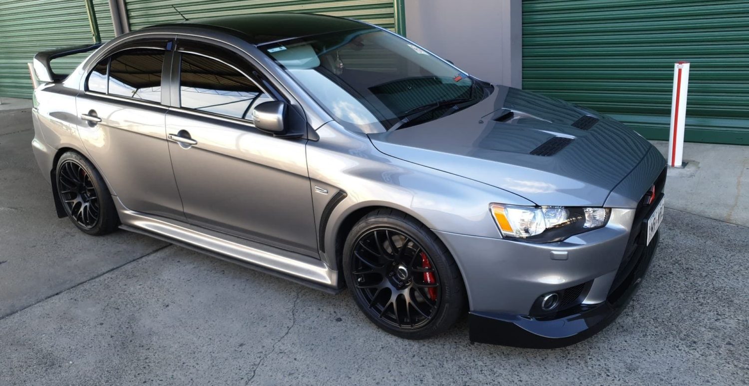 Mitsubishi Evolution X Grey Work M8R | Wheel Front