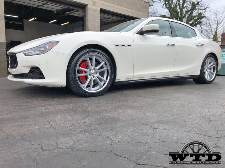 Maserati Ghibli White Asanti ABL-23 Wheel | Wheel Front