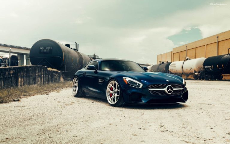 Mercedes-Benz AMG GT Blue Brixton Forged PF7 Duo | Wheel Front