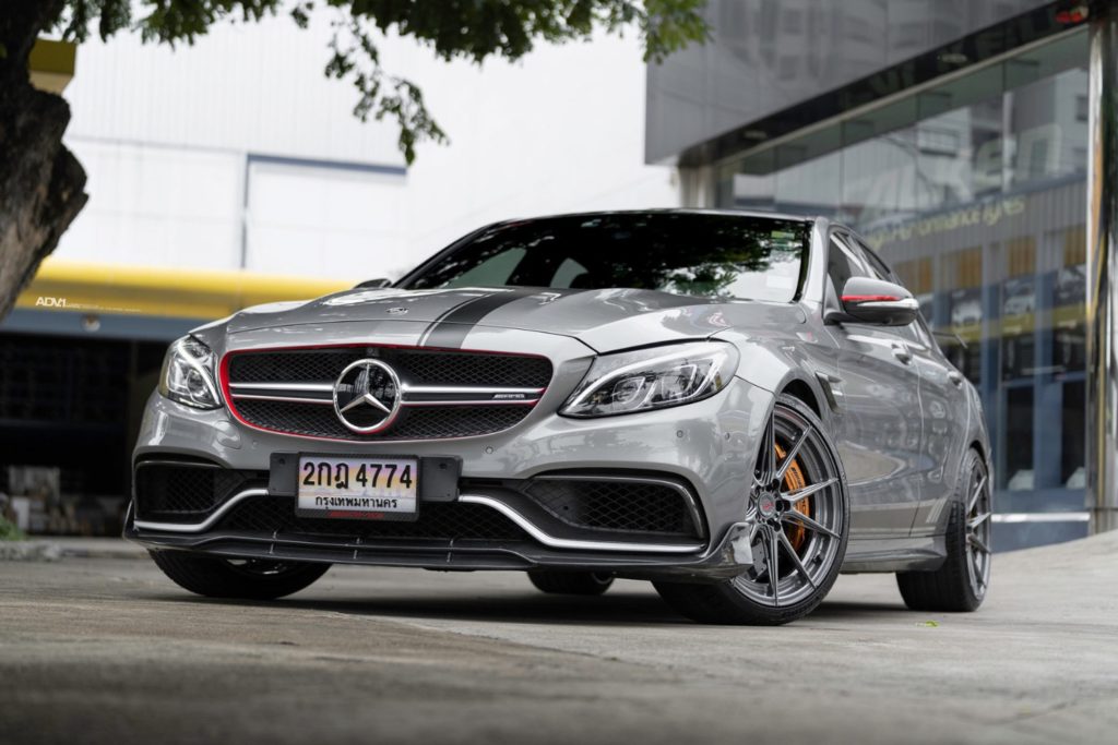Mercedes-Benz C63 W205 Silver ADV.1 ADV5.2 M.V2 ADVANCED | Wheel Front