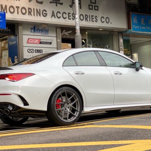 Mercedes-Benz CLA45s AMG C118 White Modulare B18 Evo | Wheel Front
