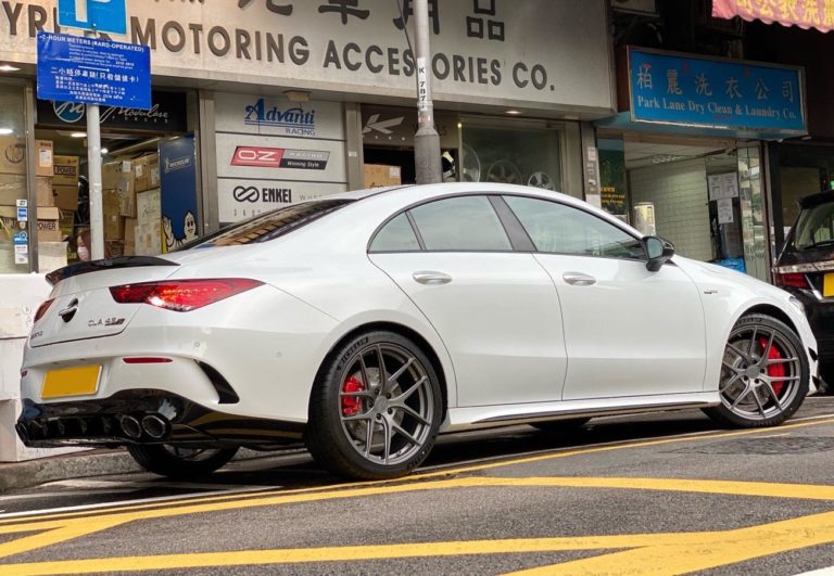 Mercedes-Benz CLA45s AMG C118 White Modulare B18 Evo | Wheel Front