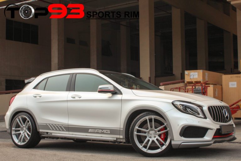 Mercedes-Benz GLA45 AMG White BC Forged RZ01 | Wheel Front