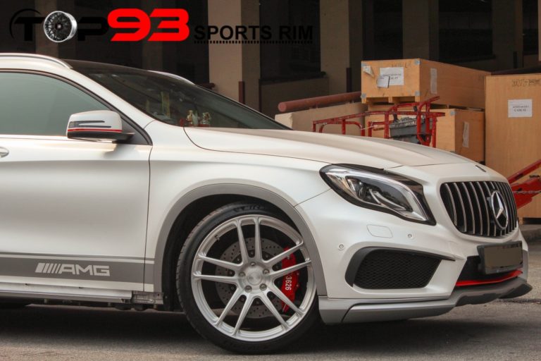 Mercedes-Benz GLA45 AMG White BC Forged RZ01 | Wheel Front