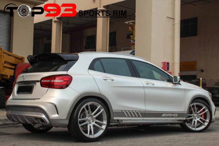 Mercedes-Benz GLA45 AMG White BC Forged RZ01 | Wheel Front