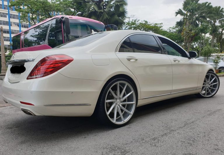 Mercedes-Benz S Class W222 White Vossen CVT | Wheel Front