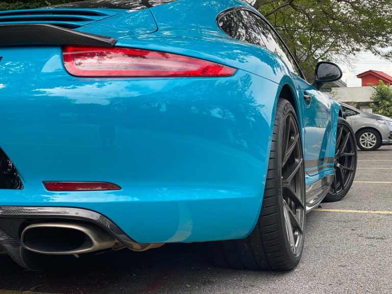 Porsche 911 Carrera S 991 Miami Blue Vorsteiner V-FF 101 | Wheel Front