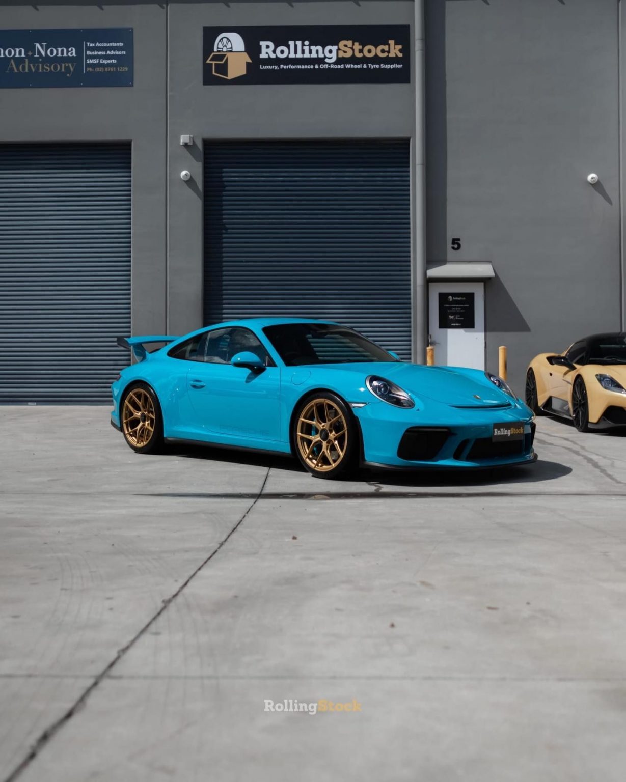 Porsche 911 GT3 991 Blue Vossen S21-01 | Wheel Front