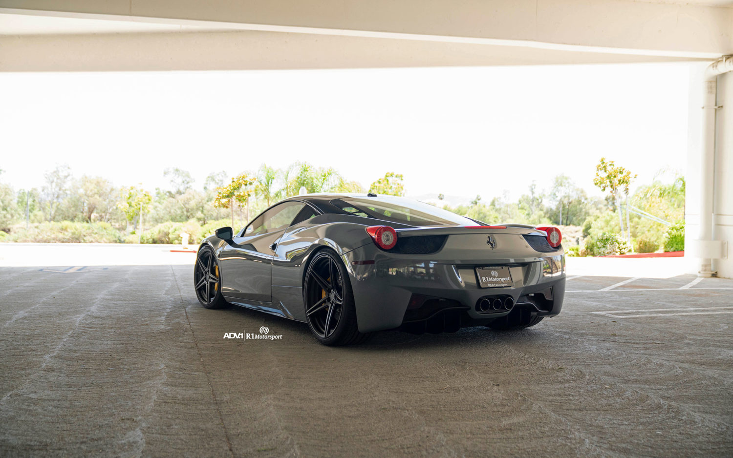 Ferrari 458 Grey ADV.1 ADV05 M.V2 SL | Wheel Front