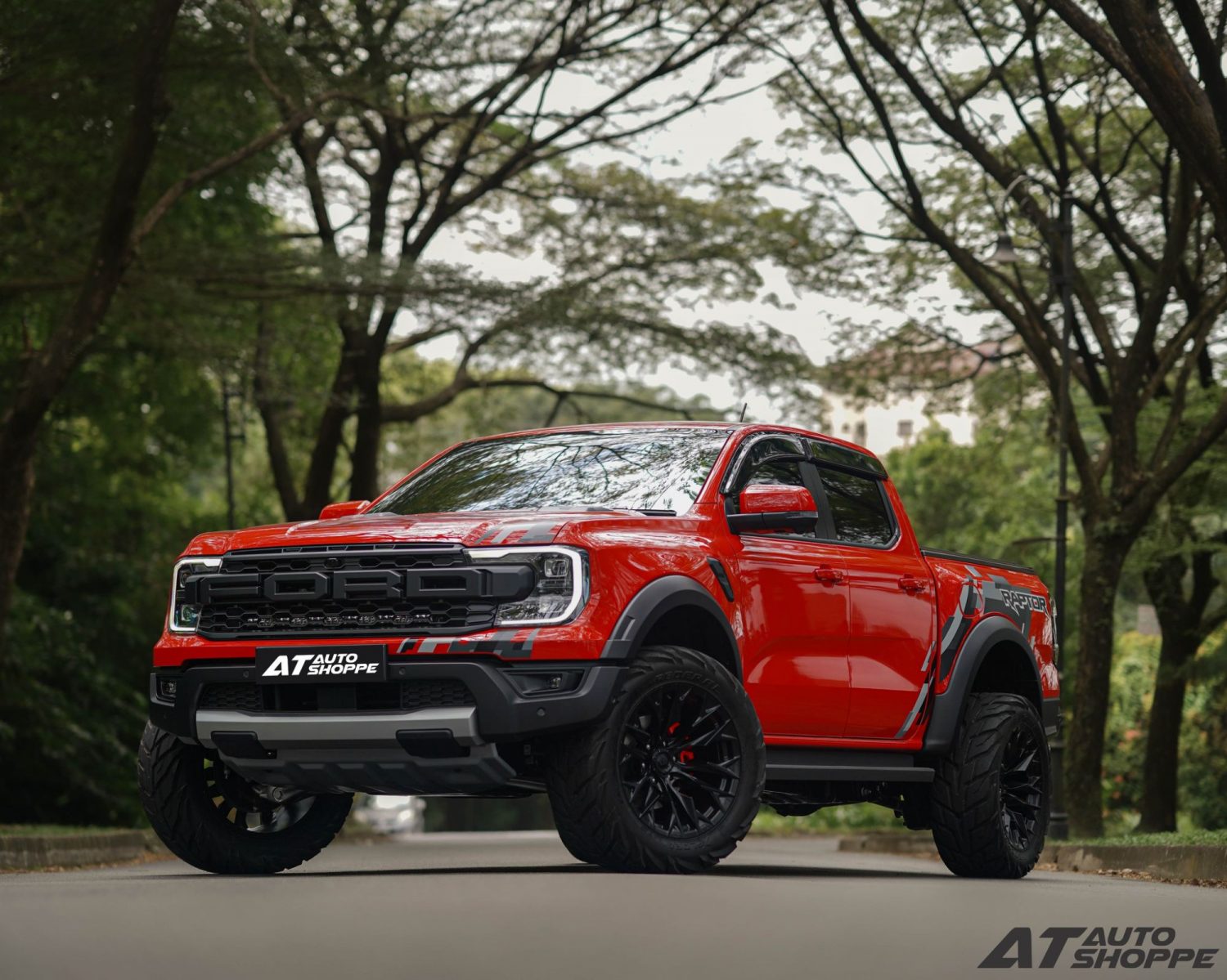 Ford Ranger Raptor Next-Gen Red Fuel Off-Road Flame 6 D804 | Wheel Front