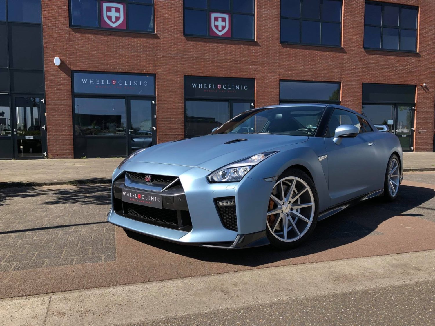 Nissan GT-R R35 Blue Vossen VFS-1 | Wheel Front