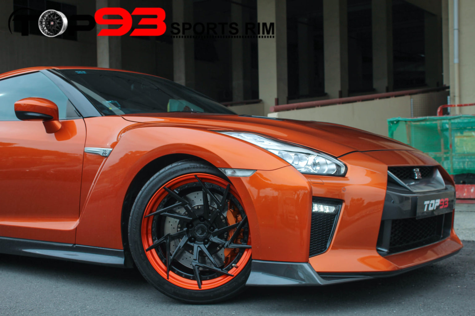 Nissan GT-R R35 Orange BC Forged HCA222S | Wheel Front