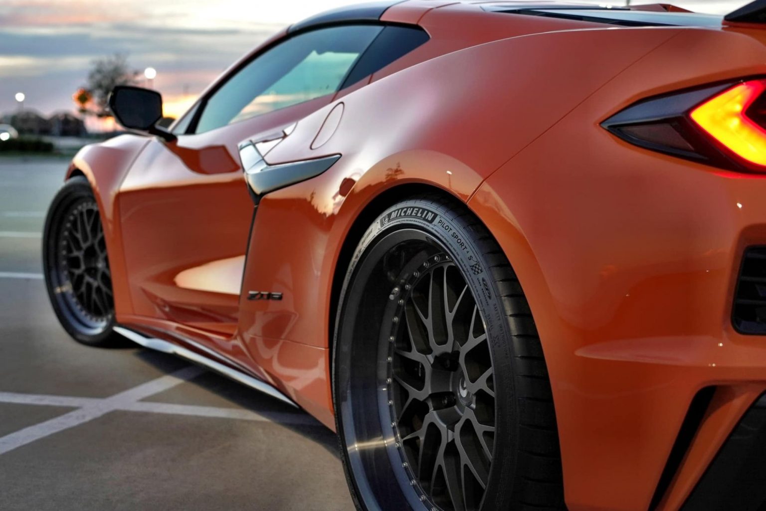 Chevrolet Corvette C8 Z06 Orange Signature Flagship Series ONE | Wheel ...