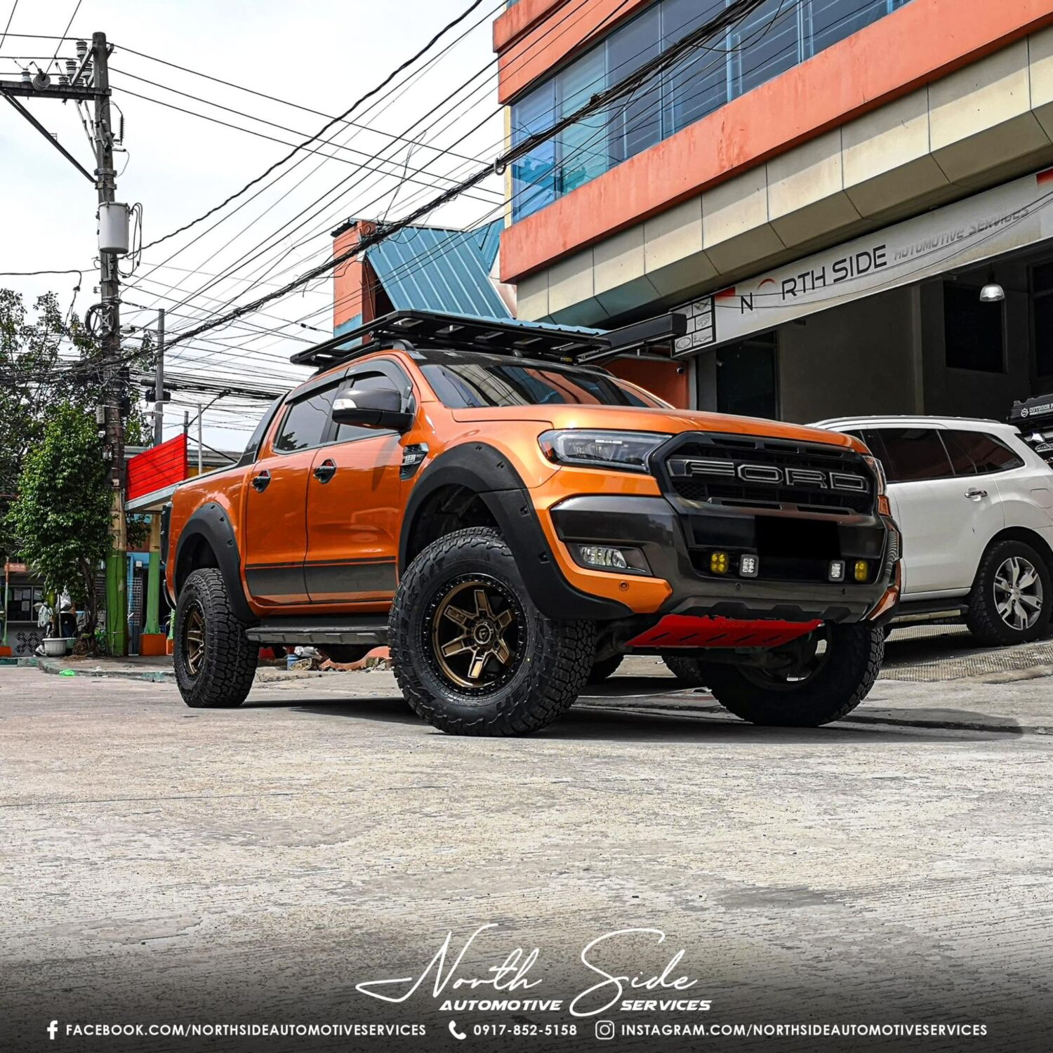 Ford Ranger Orange Fuel Off-Road Kicker 6 D699 Wheel | Wheel Front