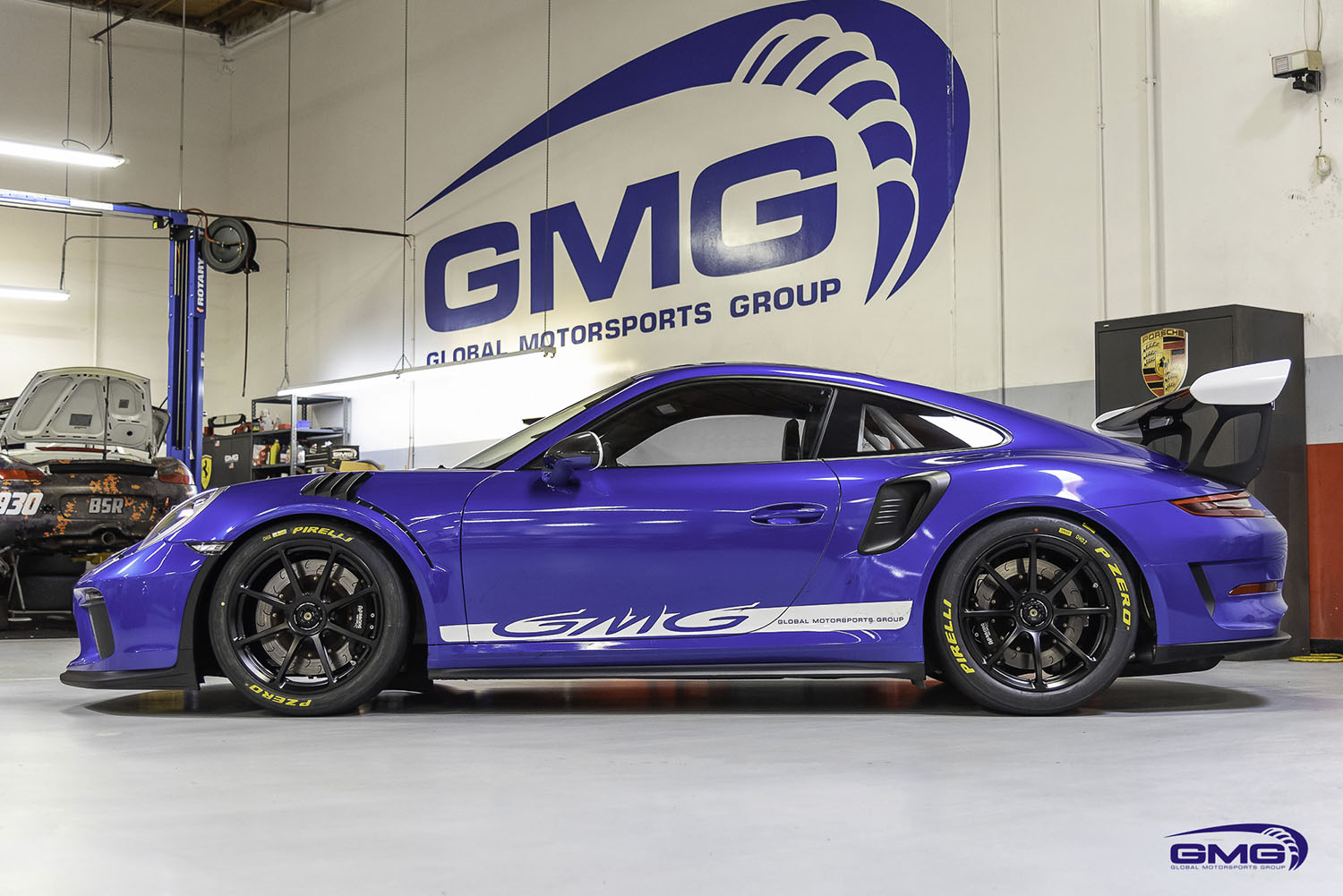 Porsche 911 GT3 RS 991 Blue Forgeline GE1