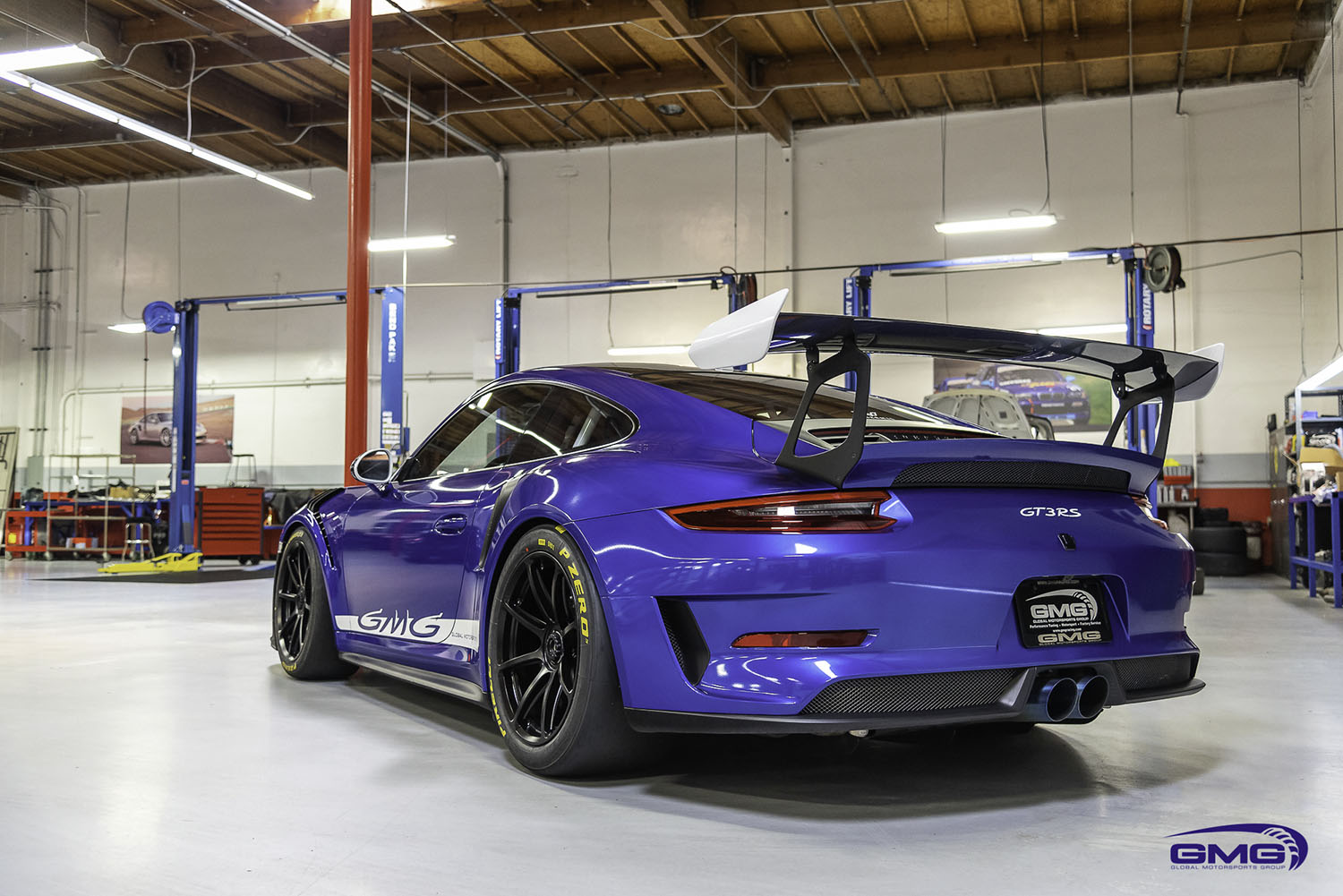 Porsche 911 GT3 RS 991 Blue Forgeline GE1