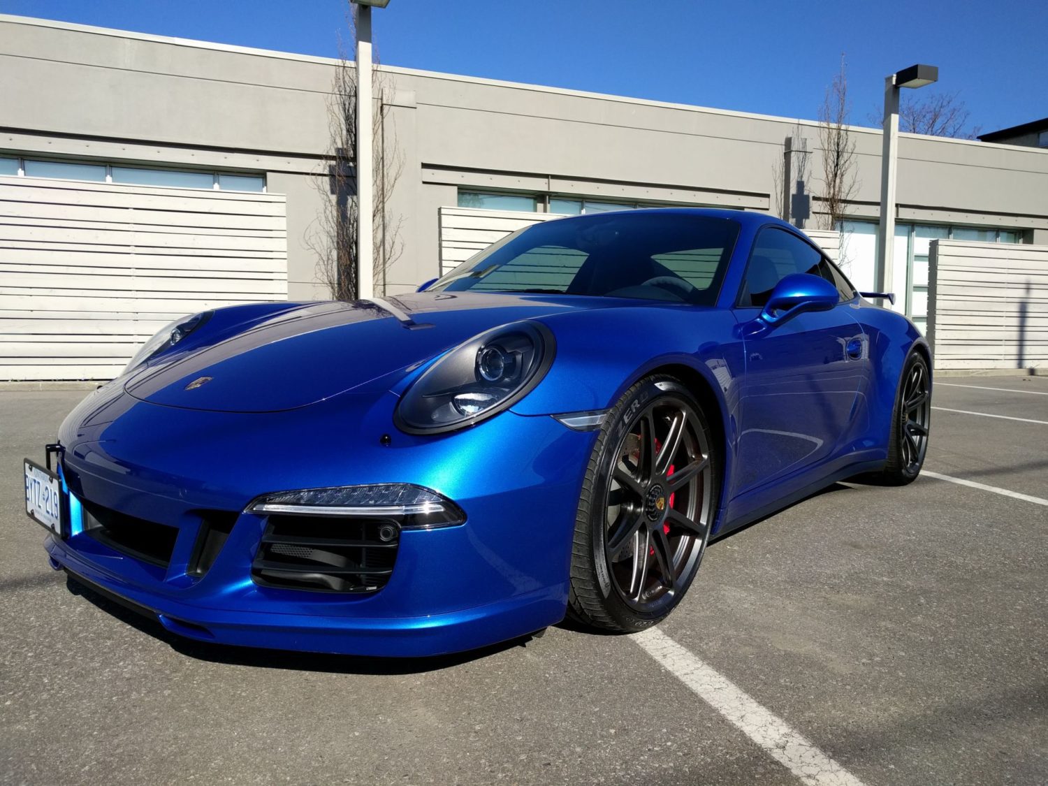 Porsche 911 Carrera 991 Blue Forgeline GE1 | Wheel Front