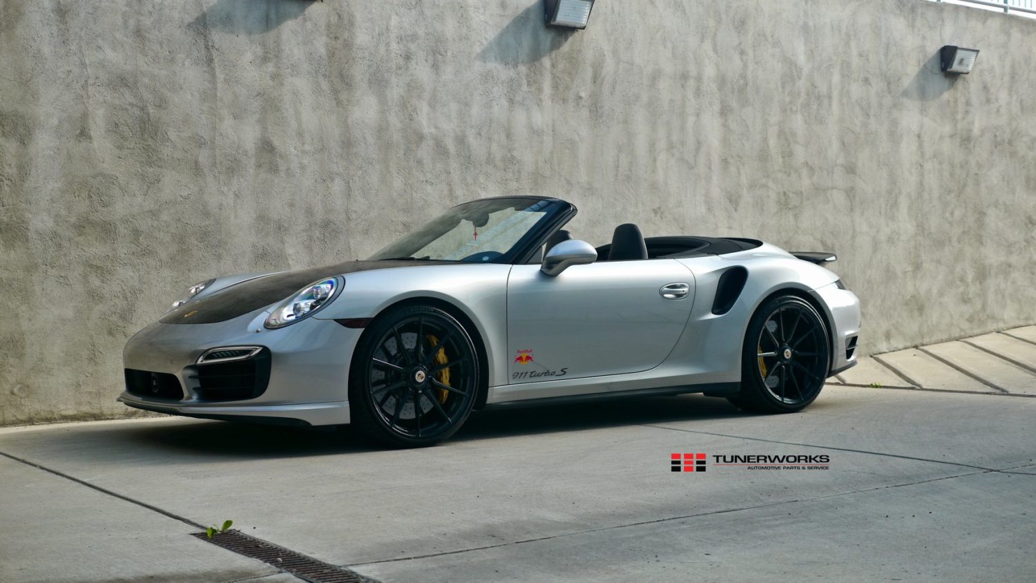 Porsche 911 Turbo 991 Silver Vossen M-X2 | Wheel Front